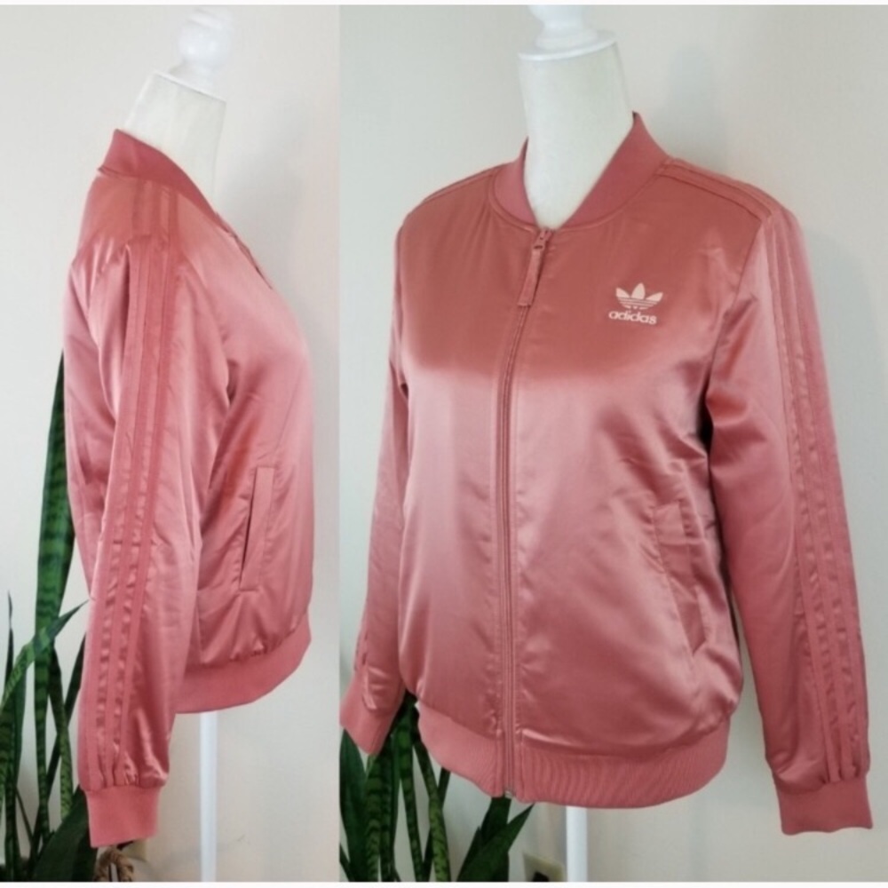 Adidas Originals Rare Satin Track Jacket! - Gem